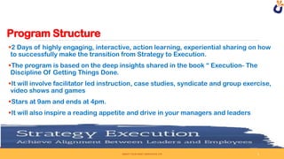 From Strategy to Execution: Management Learning Exchange Program | PPT