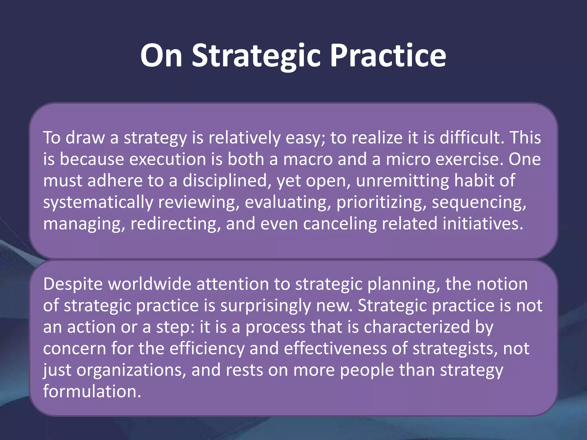From Strategy to Practice | PPTX