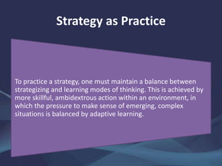 From Strategy to Practice | PPTX