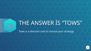 FROM SWOT TO TOWS | PPT