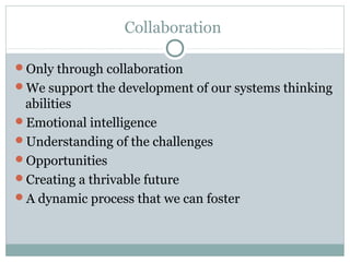 From systems thinking to systems being | PPT