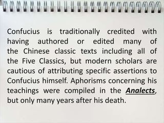 FROM THE ANALECTS | PPTX