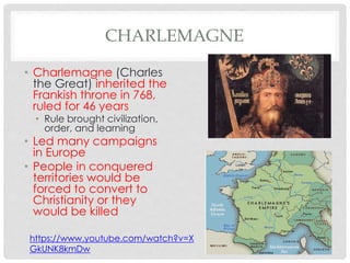 From the fall of rome to the crusades | PPTX