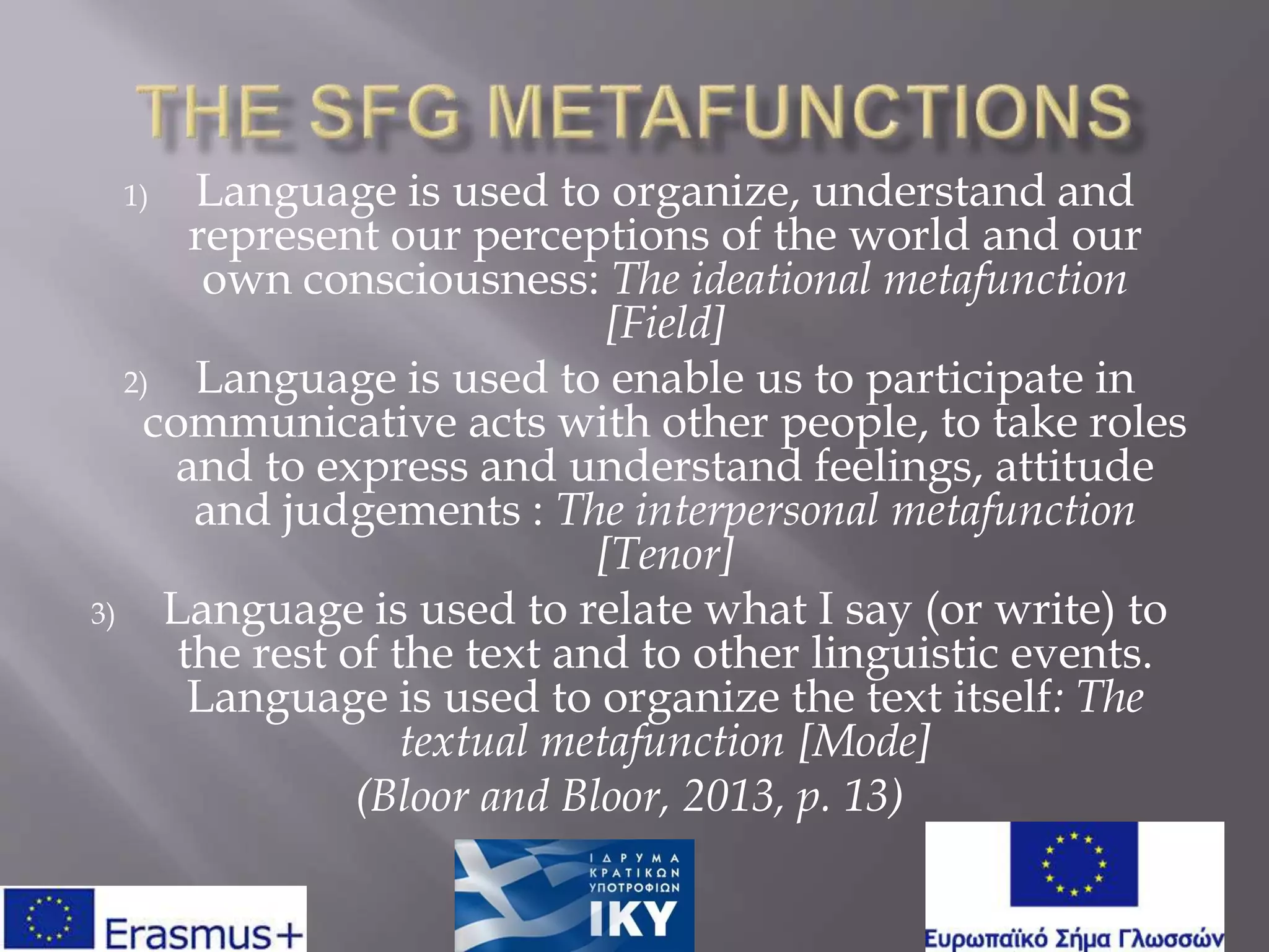 From The Formal Grammar To The Functional Grammar Ppt