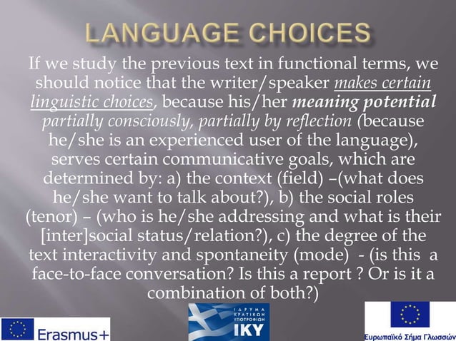 From The Formal Grammar To The Functional Grammar Ppt