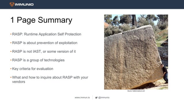 From the Frontline of RASP Adoption | PPT