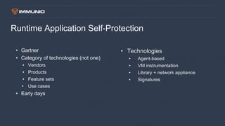 From the Frontline of RASP Adoption | PPT