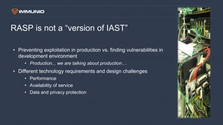 From the Frontline of RASP Adoption | PPT