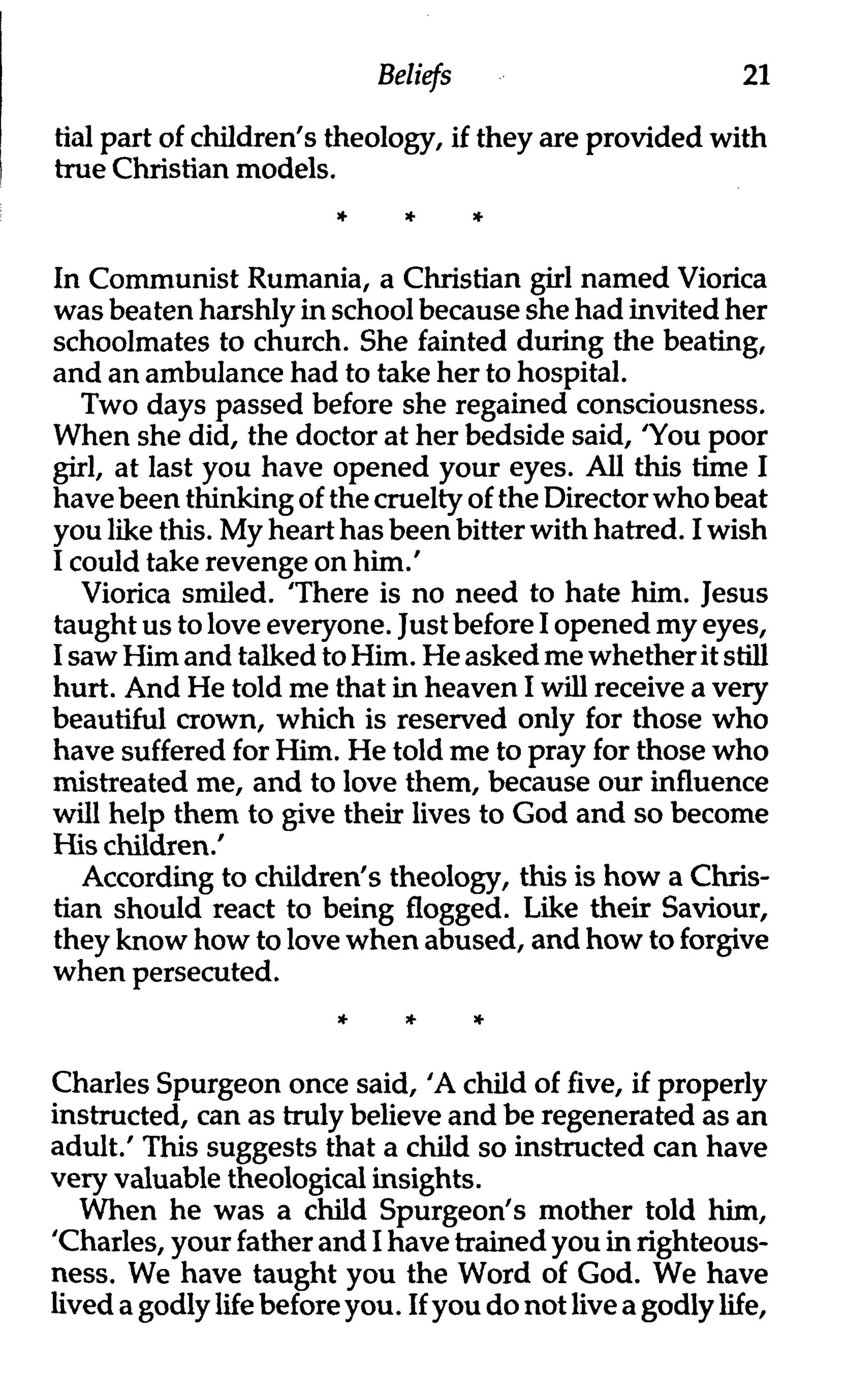 From the lips of children (1986) - Richard Wurmbrand | PDF