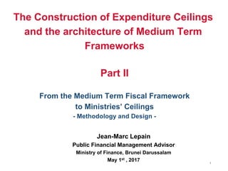 From the medium term fiscal frameworkto ministries' ceilings | PPT