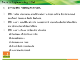 Enterprise Risk Management (ERM); From theory to practice | PDF