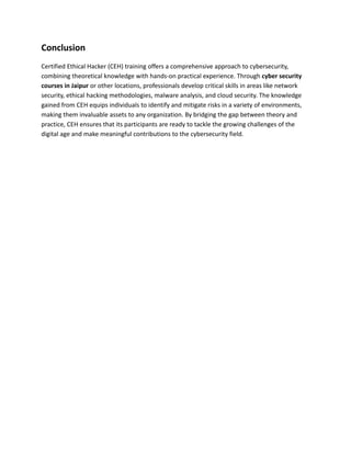 From Theory to Practice: Key Skills Developed in Certified Ethical ...