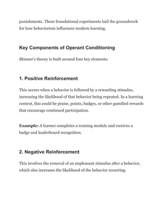 From Theory to Practice_ Skinner’s Operant Conditioning in ...