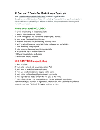 From the zen of social media marketing by shama hyder kabani | DOC