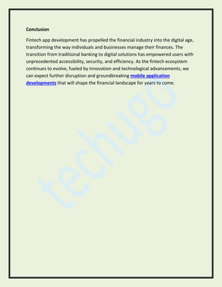 From Traditional Banking to Digital Solutions The Rise of Fintech App ...