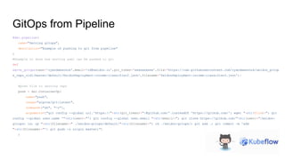 From training to explainability via git ops | PPT