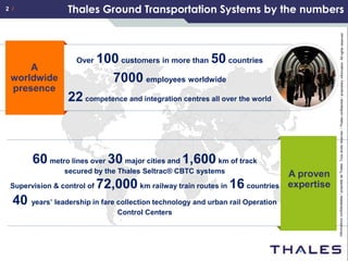 From Transport systems to Mobility management Thales | PDF