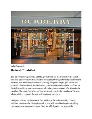 From Trench Coats to Runway_ The Evolution of Burberry.pdf