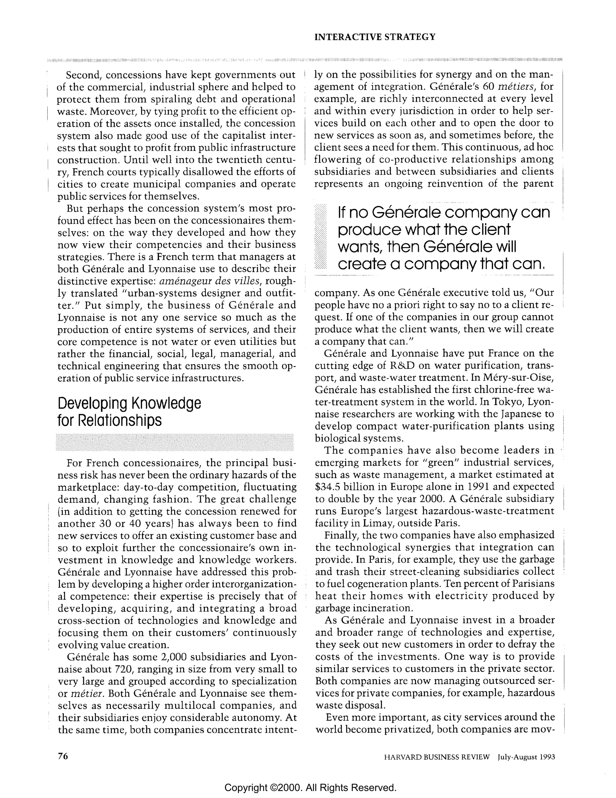 From value chain to value constellation | PDF