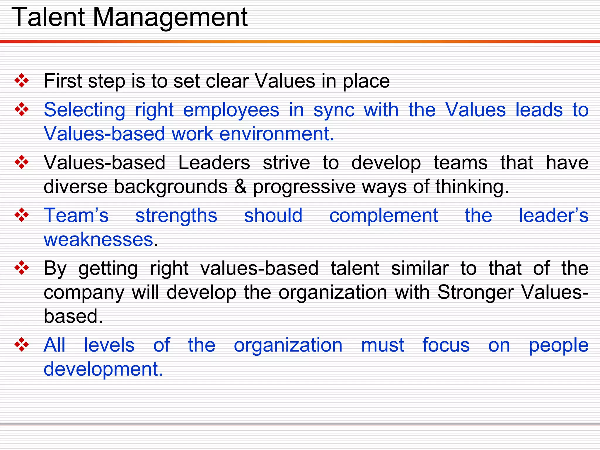 From values to action summary | PDF
