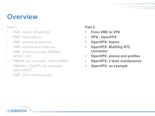 New Trends with VME and OpenVPX - Part 2 | PPT
