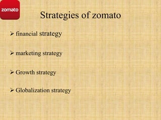 From zero to zomato in five years | PPTX