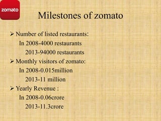 From zero to zomato in five years | PPTX