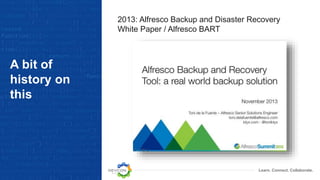 From zero to hero Backing up alfresco | PPTX | Databases | Computer Software and Applications