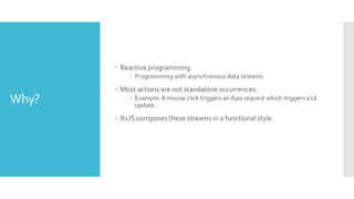 From zero to hero with the reactive extensions for JavaScript | PPTX