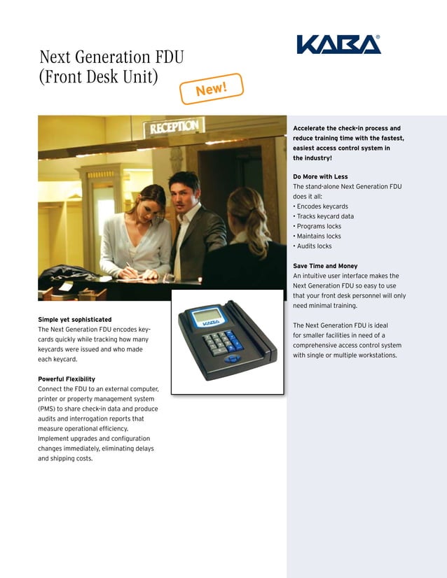 Front desk-unit | PDF