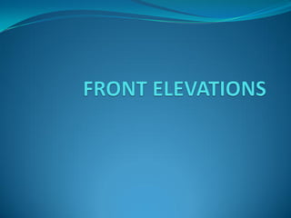 Front Elevations | PDF