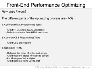 Front-End Performance Optimizing | ODP