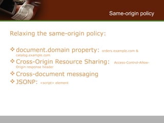 Front end-security | PPT