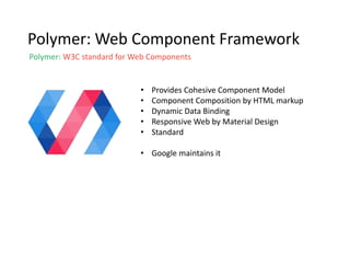 Front-end architecture for cloud applications and Polymer | PPTX | Web ...