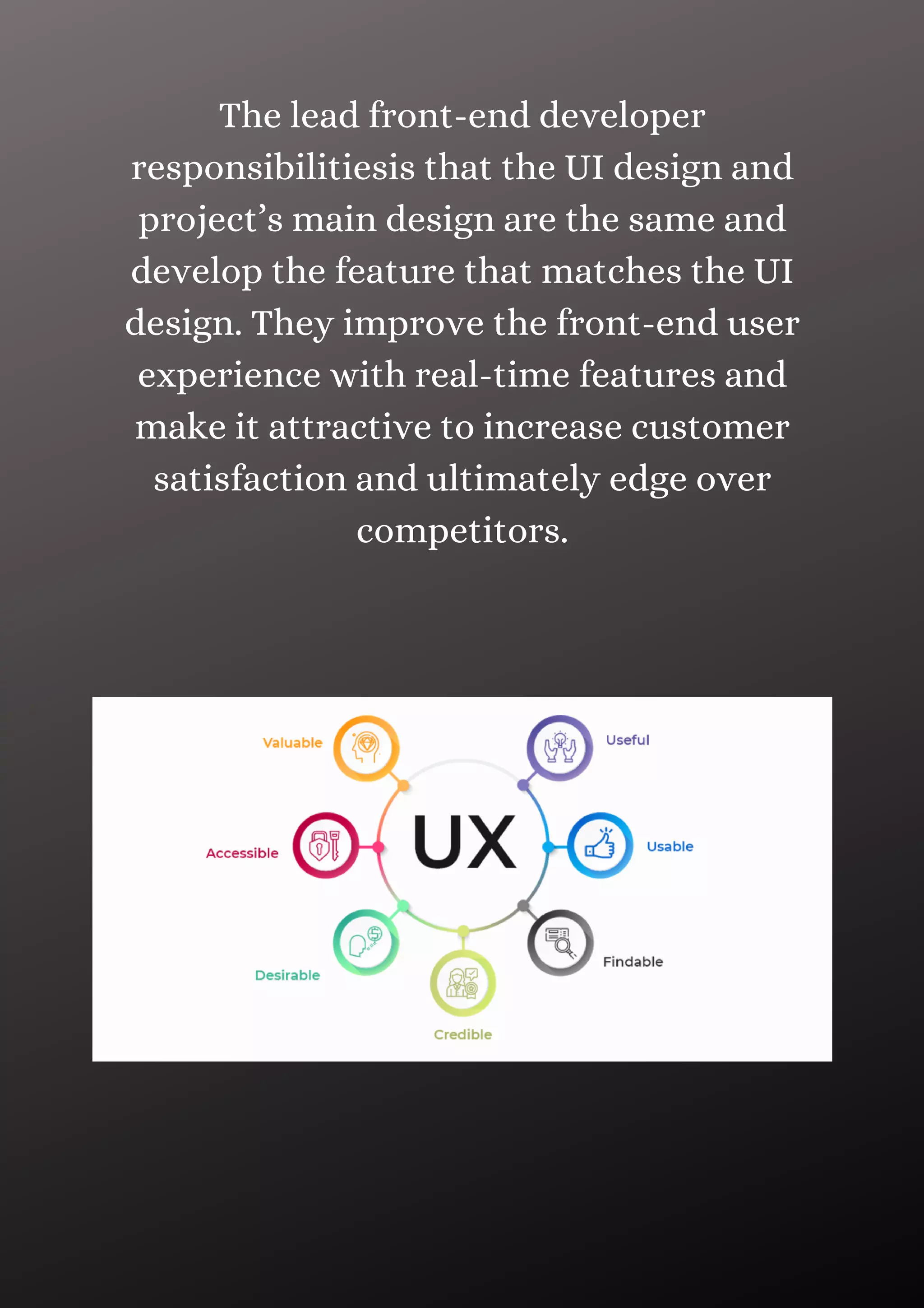 Front end developer responsibilities what does a front-end developer do ...