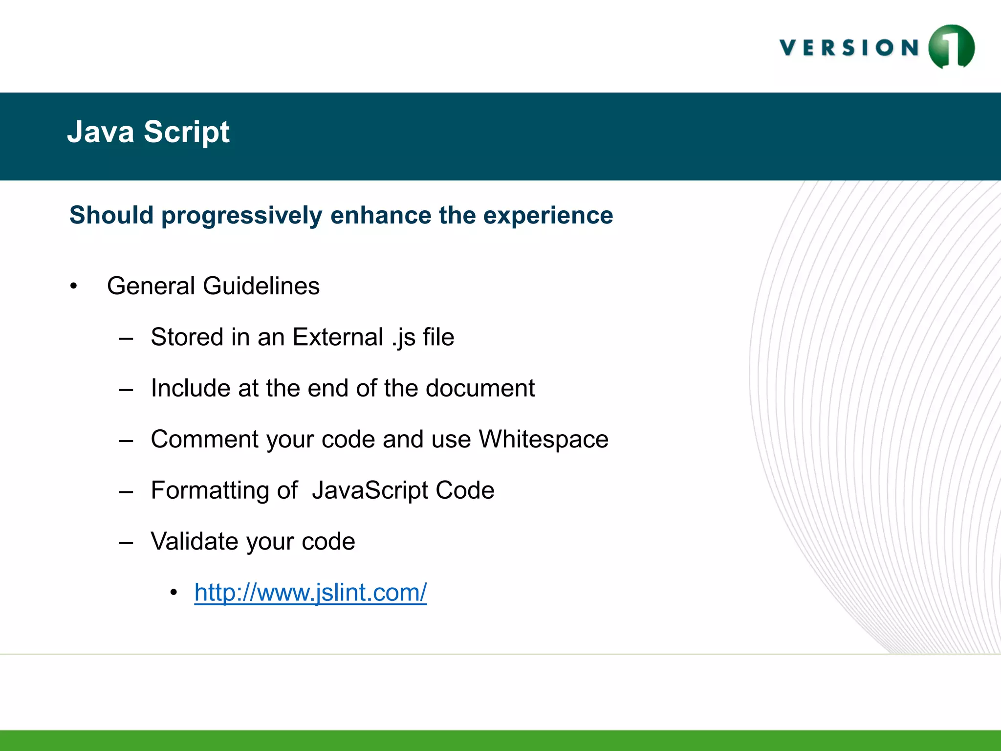 Front end development best practices | PPT