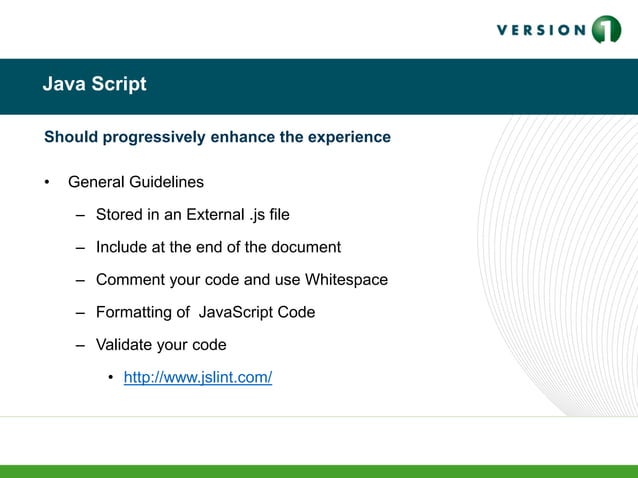 Front end development best practices | PPT