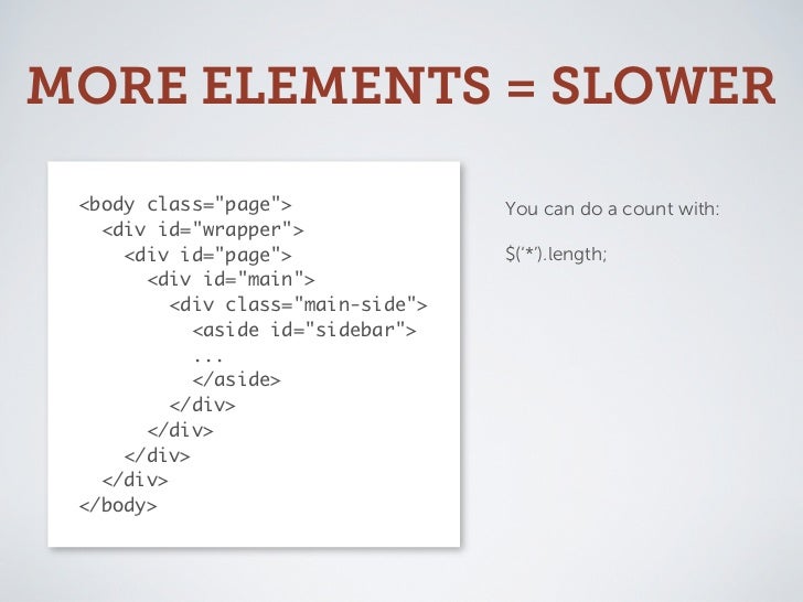 High Performance Front-End Development