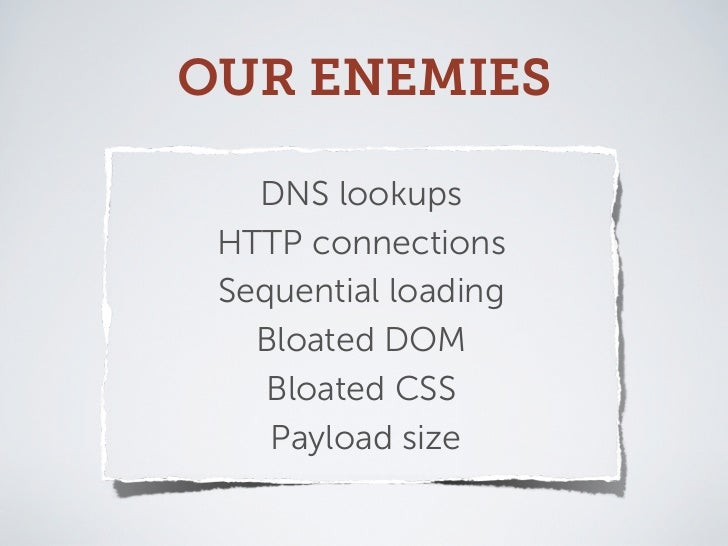 High Performance Front-End Development