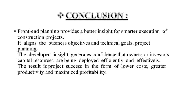 Front end planning | PPT