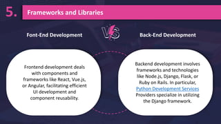 What is the Difference between Front-End and Back-End Development? | PDF