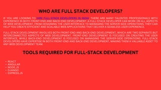 Front-end vs Back-end vs Full-stack Developers – Understand the ...