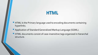 FRONT-END WEB DEVELOPMENT-Intro.pptx | Web Design and HTML | Internet