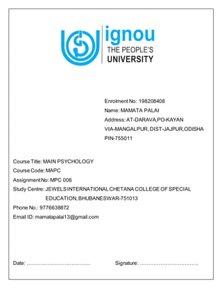 ignou Front page-copy-converted | PDF