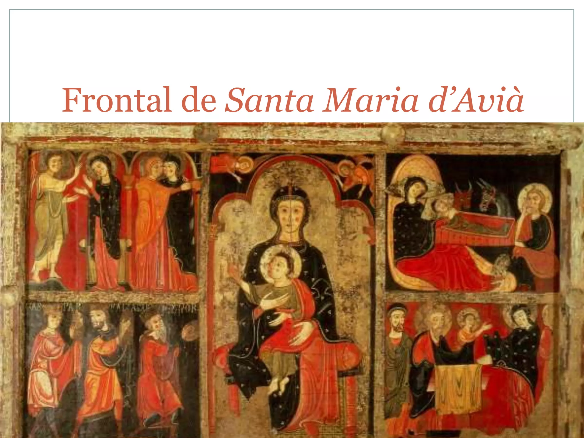 Frontal de santa Maria d'Avià | PPTX