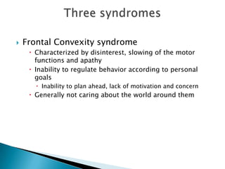 Frontal lobe and its functions | PPTX