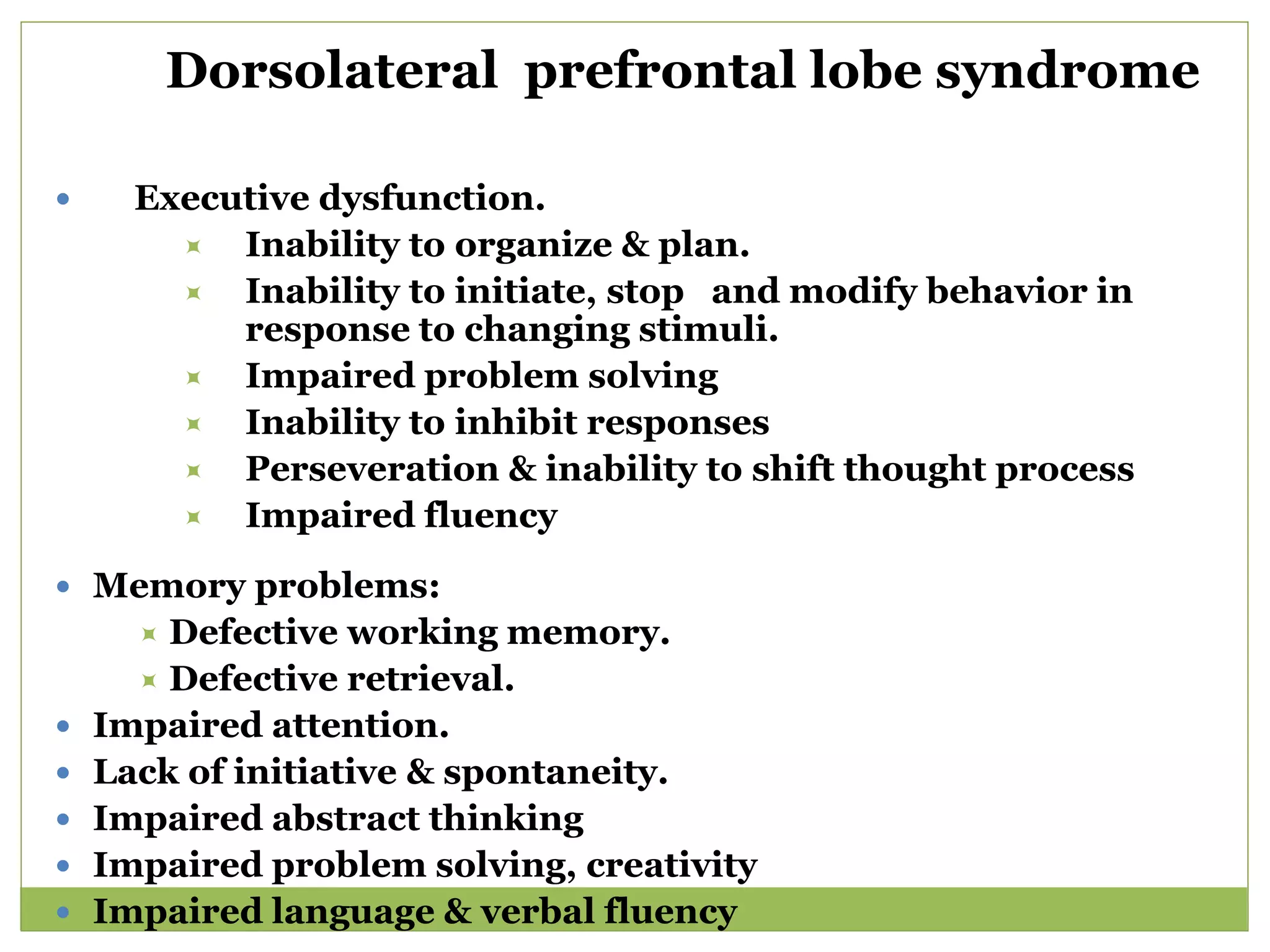 Frontal lobe | PPTX