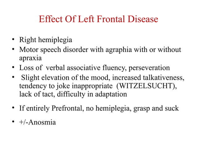 frontal lobe for Neurosurgeons anatomy and physiology | PPT