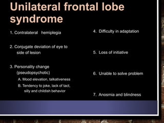 Frontal lobe relation to psychiatry | PPTX