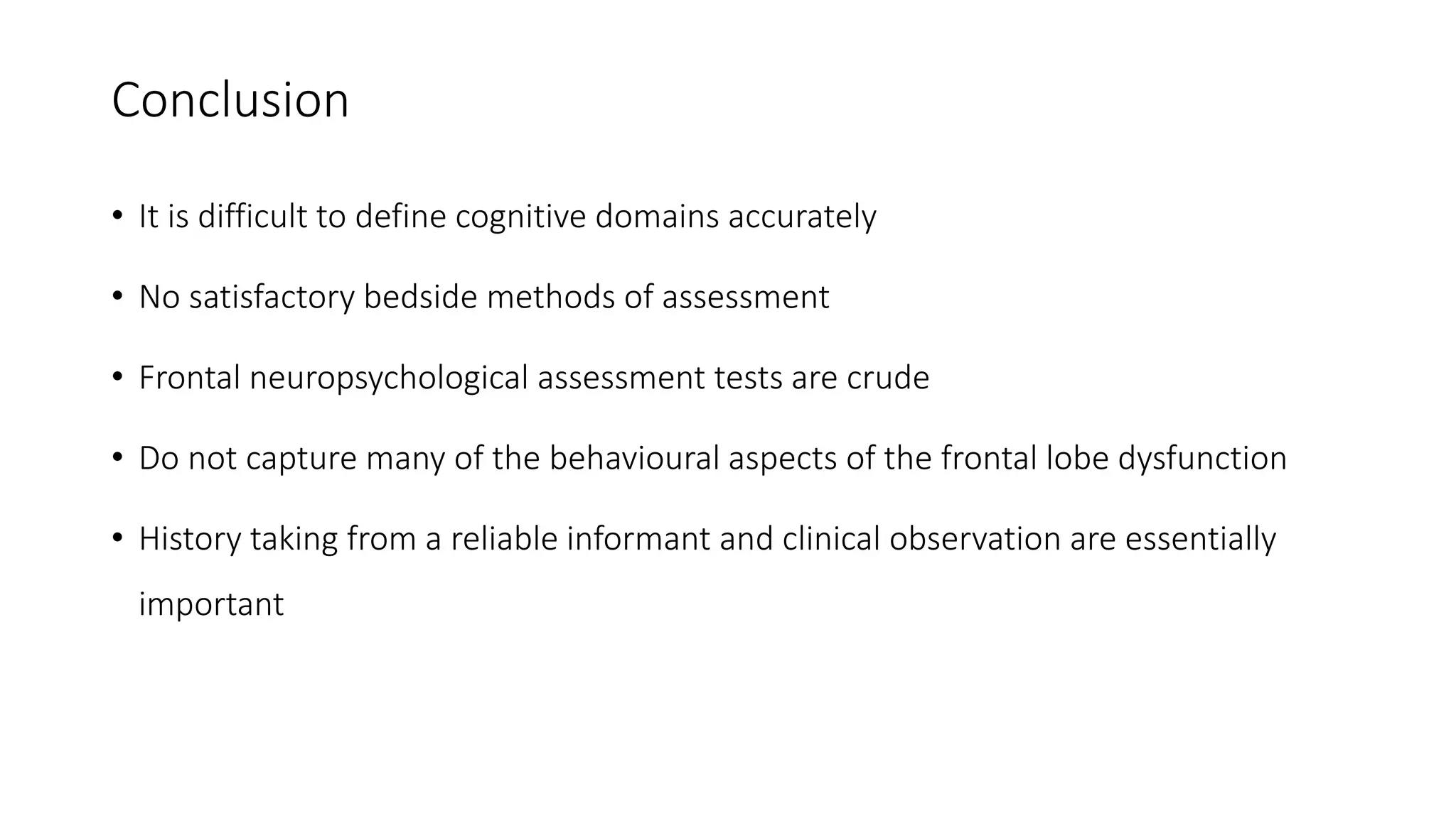 Frontal lobe cognitive functions | PPTX
